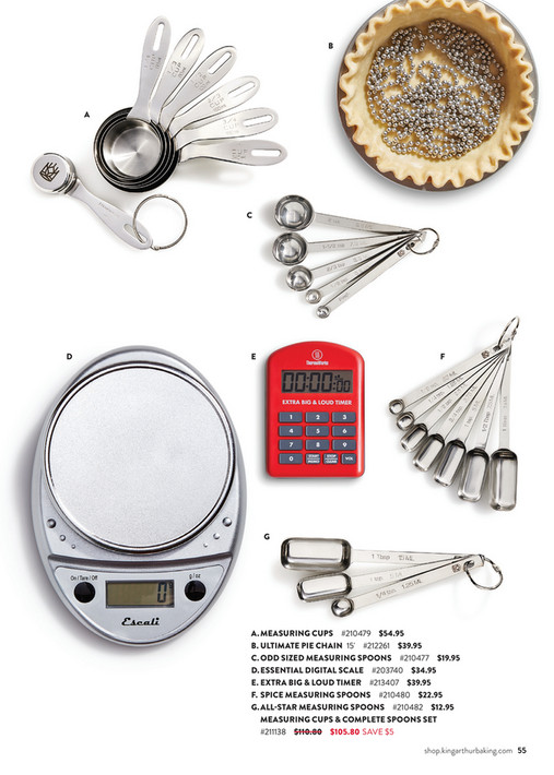 King Arthur Baking Company catalog - Page 54-55