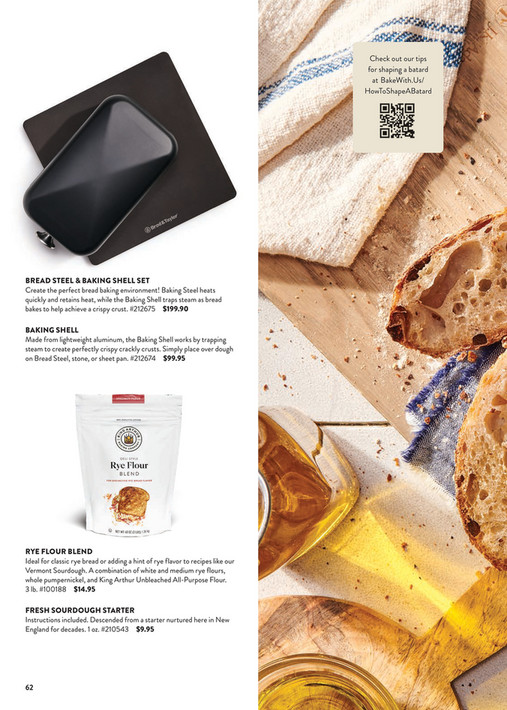 King Arthur Baking Company catalog - Page 62-63