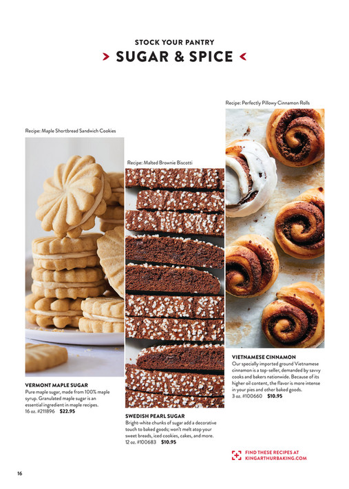 King Arthur Baking Company catalog - Page 16-17
