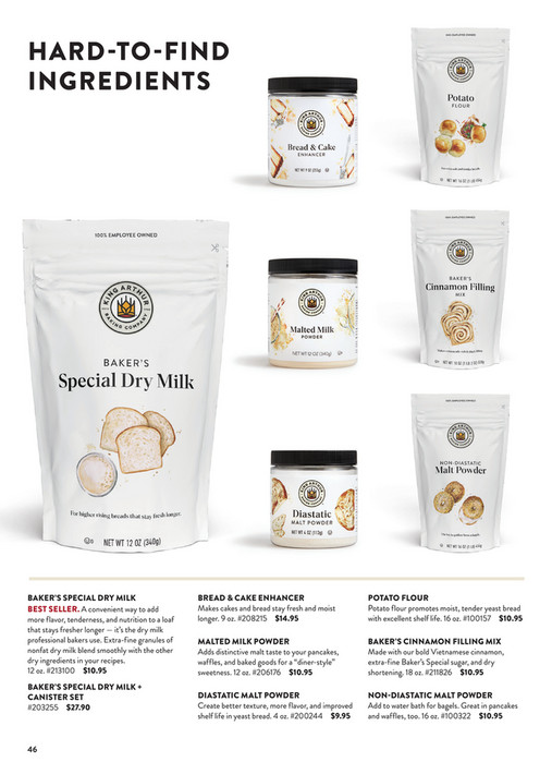 King Arthur Baking Company catalog - Page 46-47
